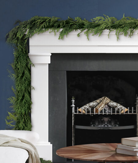 Fresh Western Red Cedar Garland - Calyx Flowers, Inc