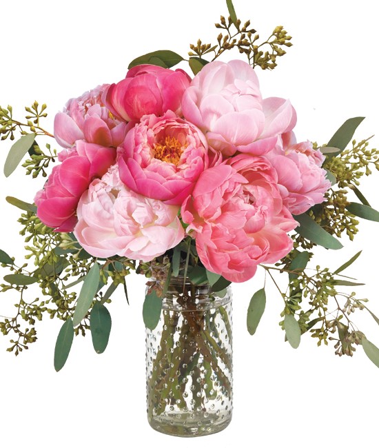 Bouquet of Pink Peonies | Calyx Flowers