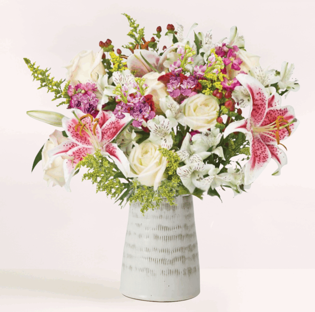 Frosted Elegance Bouquet - Calyx Flowers, Inc